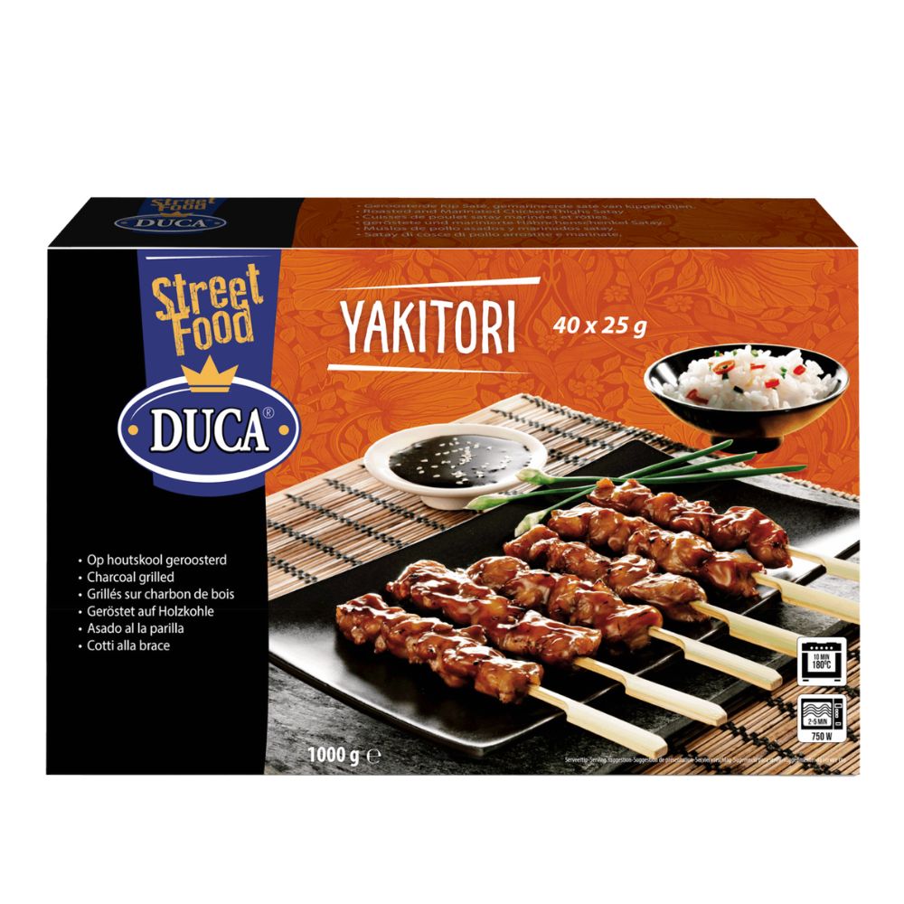Sate yakitori mini chicken - Veldboer Eenhoorn Horeca & Grootverbruik